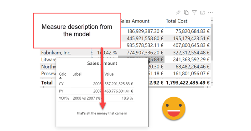 Showing Measure Descriptions in Tooltips - EsbrinaEsbrina