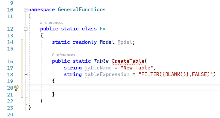 How to write a C# script for Tabular Editor (part 2): In-Script Classes - EsbrinaEsbrina